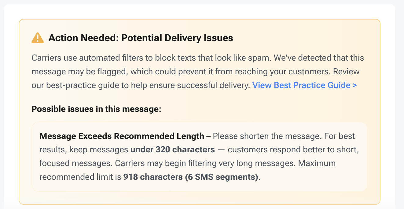 Understanding SMS Segment Limits for Appointment Notifications and Campaigns (Texting)